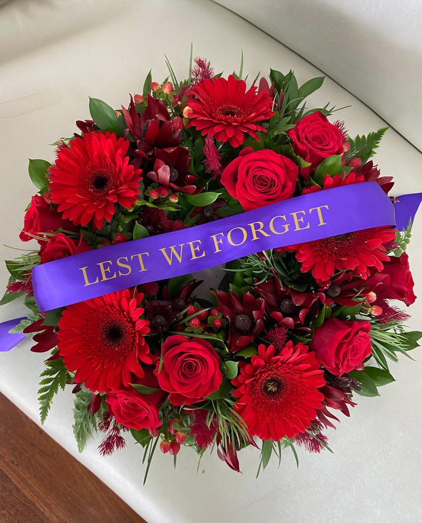 Commemorative Wreath: Honour ANZAC Day with Our Flower Studio